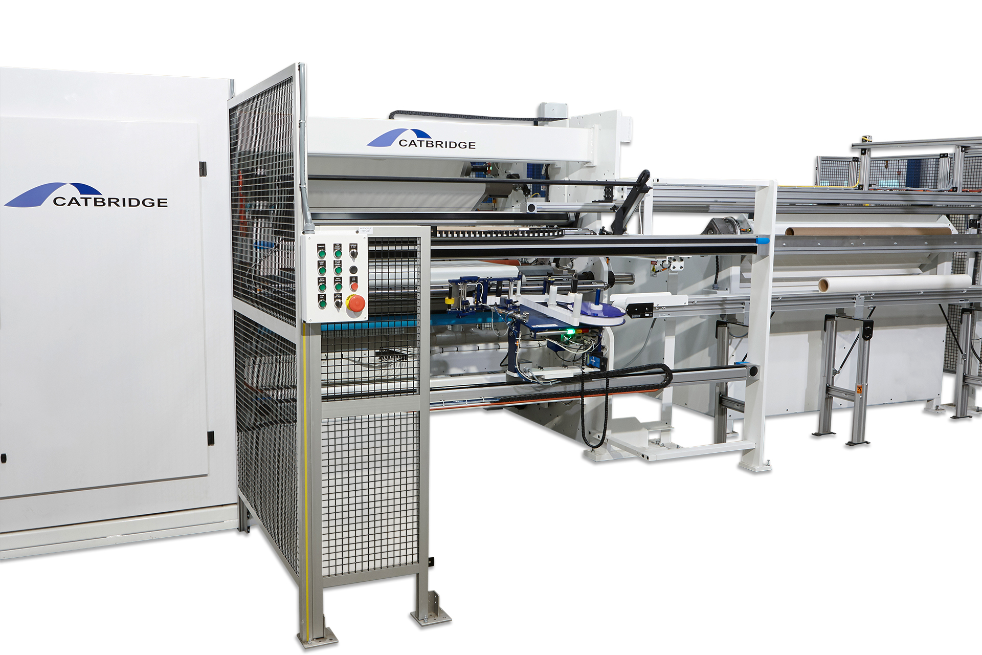 Model 334MC Fully Automatic Turret Slitter Rewinder - Catbridge