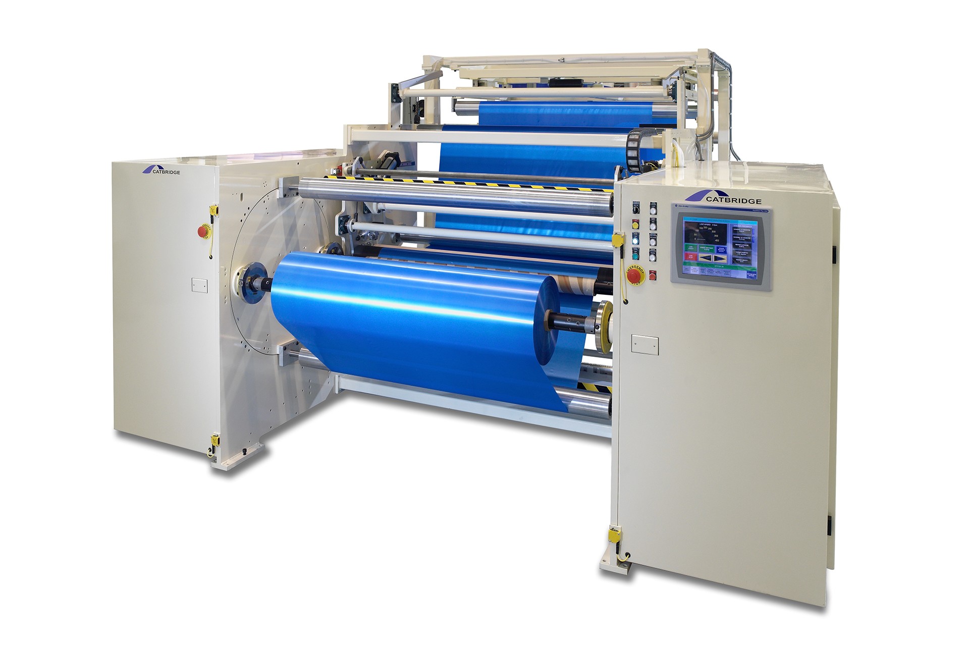 Model 324-C Continuous Turret Center Rewinder - Catbridge