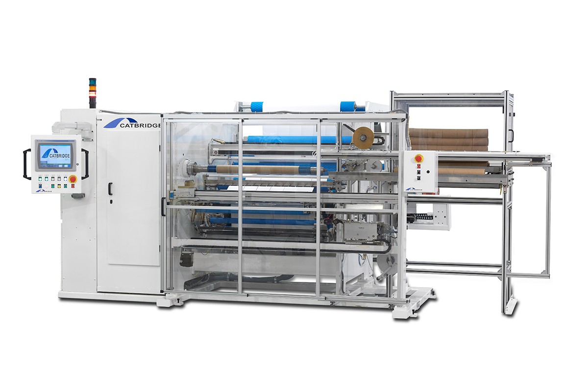 Model 334 Fully Automatic Turret Slitter Rewinder - Catbridge
