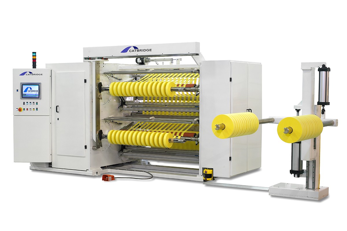 Model 344 Dual-Turret Slitter Rewinder - Catbridge
